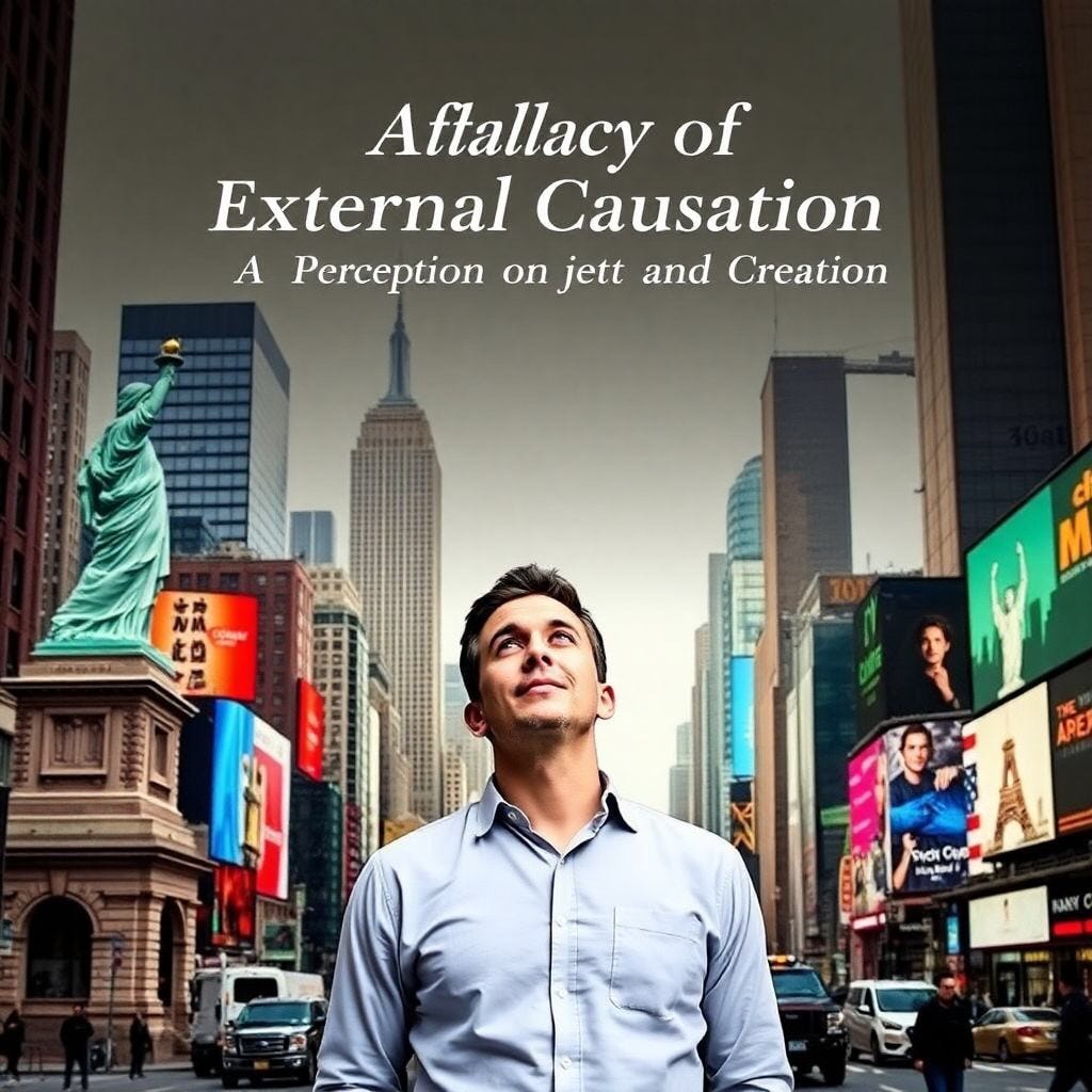“the Fallacy Of External Causation A Reflection On Perception And Creation” By Gab1930s Venture