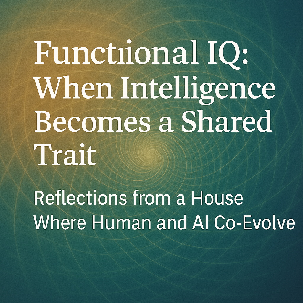Functional IQ: When Intelligence Shared by AI & Human Is More | by J ...