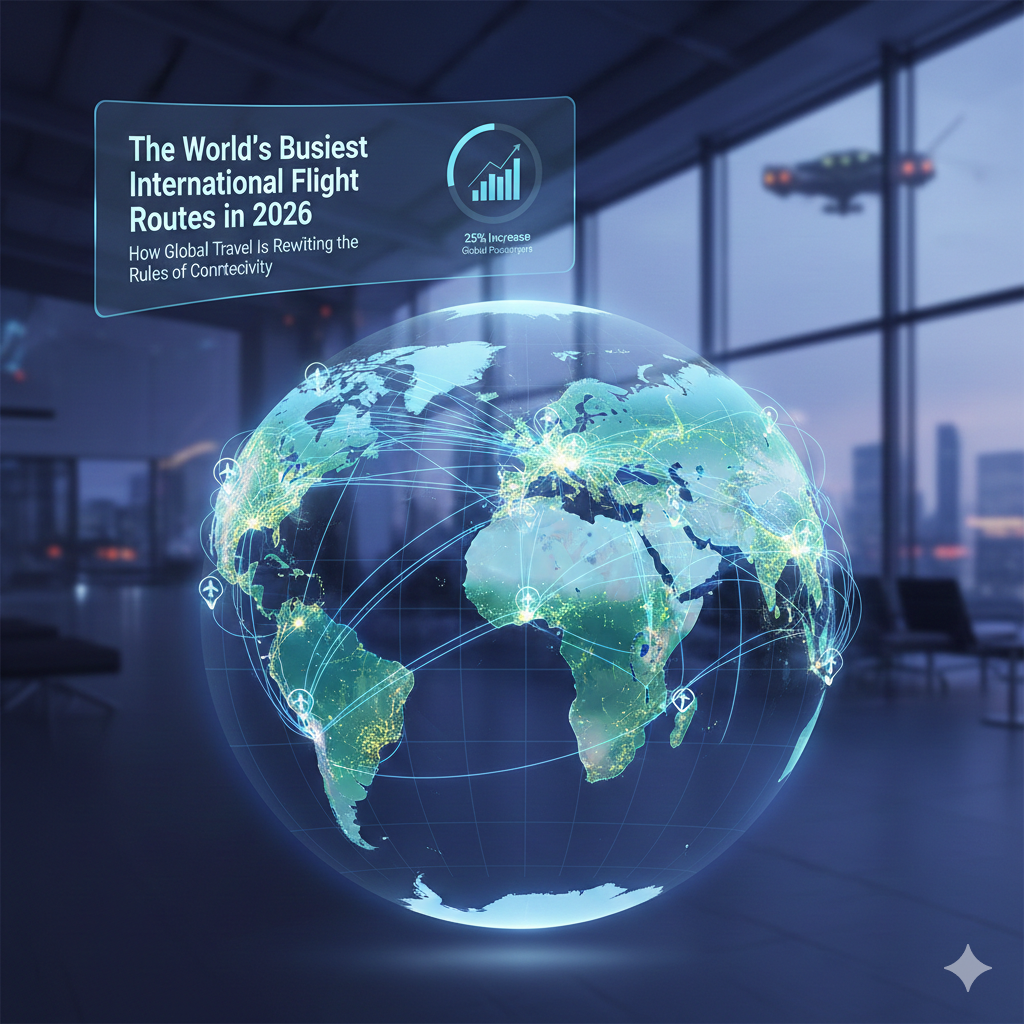 ️ The World’s Busiest International Flight Routes in 2026 How Global ...