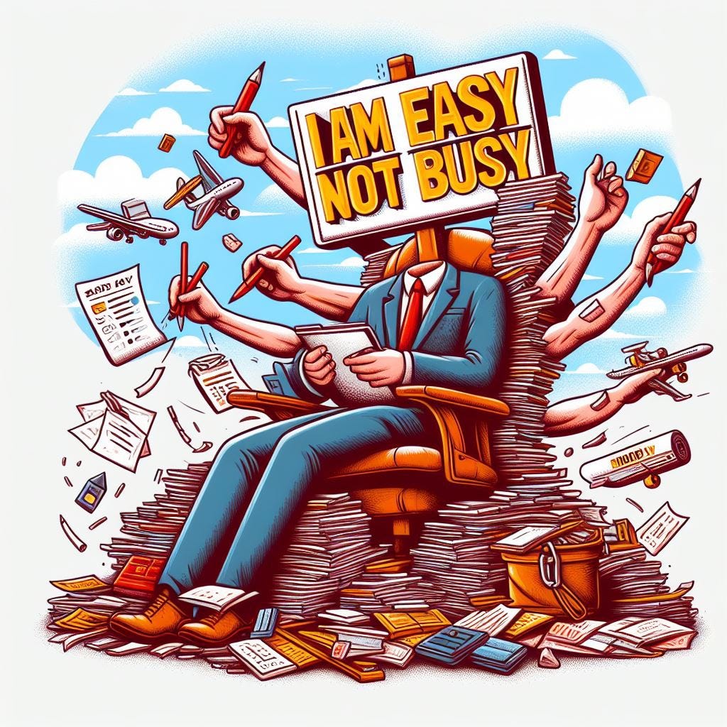Change “I am Busy” to “I am Easy” and See the Difference | by Dr. Shalini Garg | Wake. Write ...