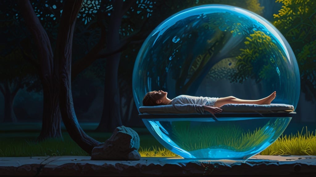 Blue Healing Bubble Meditation.. While I’ve always meditated, primarily ...