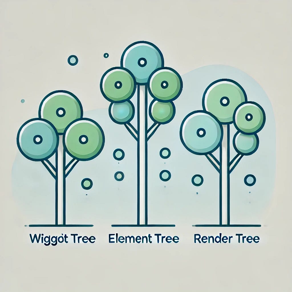 Discovering Flutter’s Three Trees | by Lama Aldhafeeri | Medium