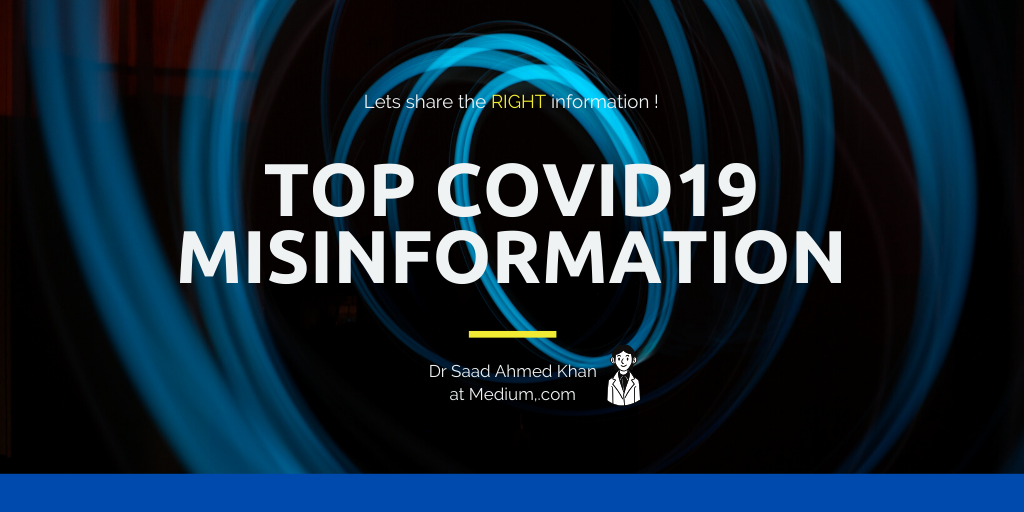 Top COVID19 misinformation: Basic FAQs and their answers | by Saad A ...