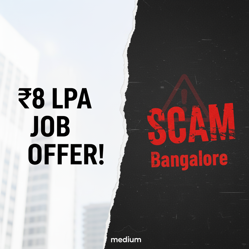 🚨 I Almost Fell for a Job Scam in Bangalore. Here’s How I Caught It ...