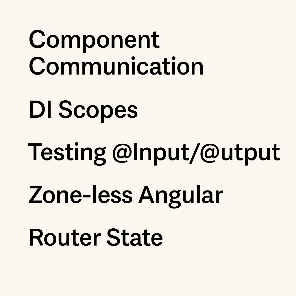 Angular Interview Q&A: Day 14. Component Communication, DI Scopes… | by Dipak Ahirav ...