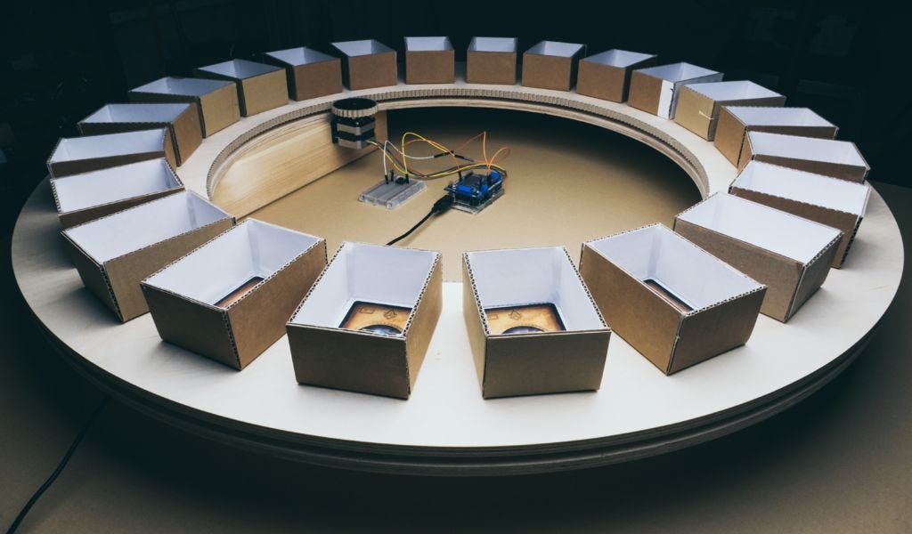 Trading Card Sorting Turntable. Maker “theguymasamato” and his kids ...