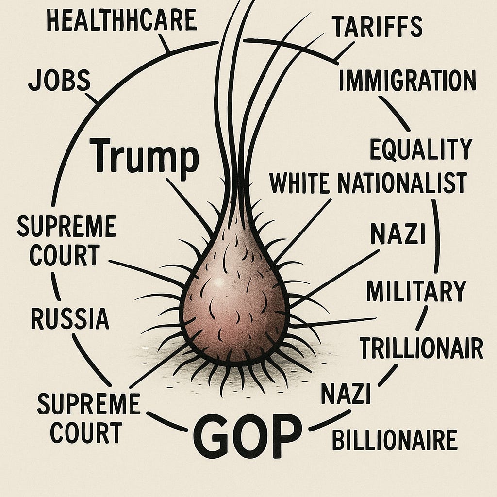 It’s inevitable. Pull the hair, GOP. | by Louis Caldwell | Nov, 2025 ...