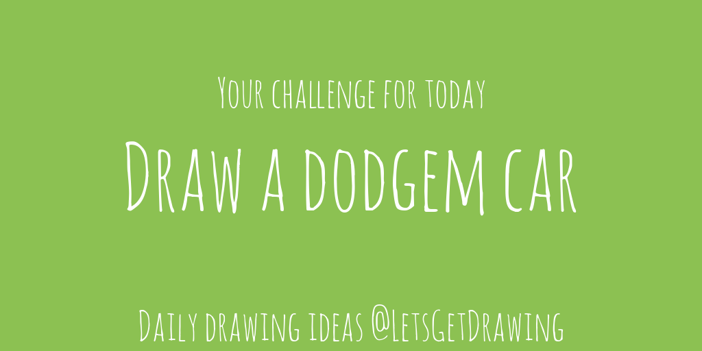 Draw a dodgem car — Let’s get drawing! | by Let's get drawing! | Medium