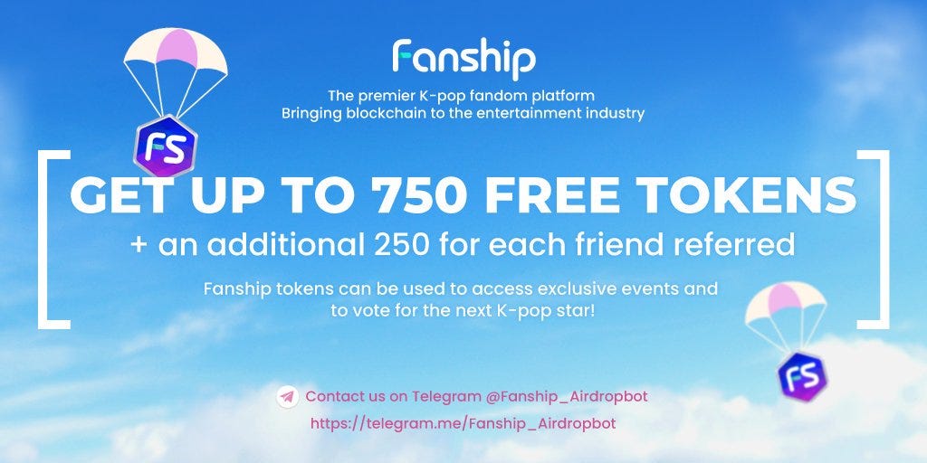 Earn 750 freetoken with Fanship. Go to http://bit.ly/2Kc7j73 to do some… | by Nhat Hai | Medium