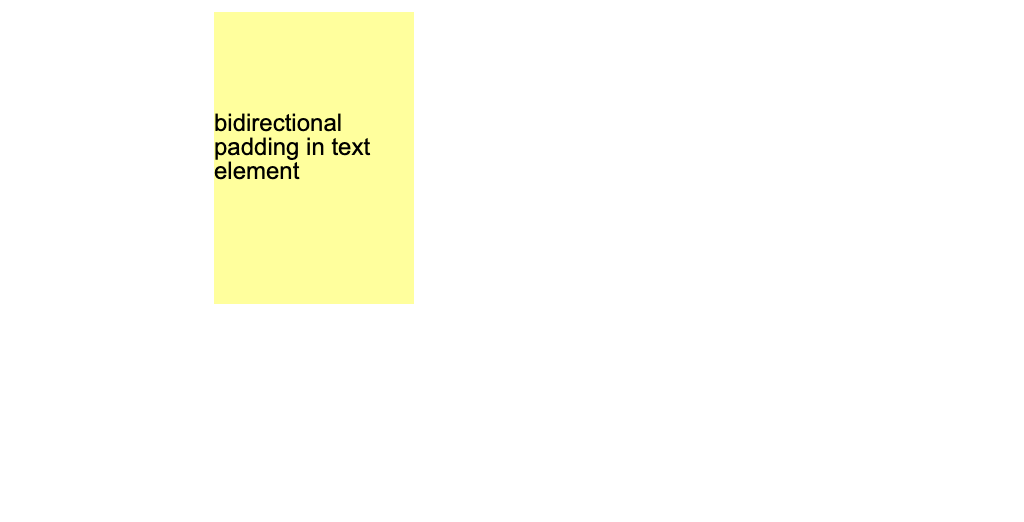 Full Bidirectional Padding Support in Konva for Flipped Text Elements ...