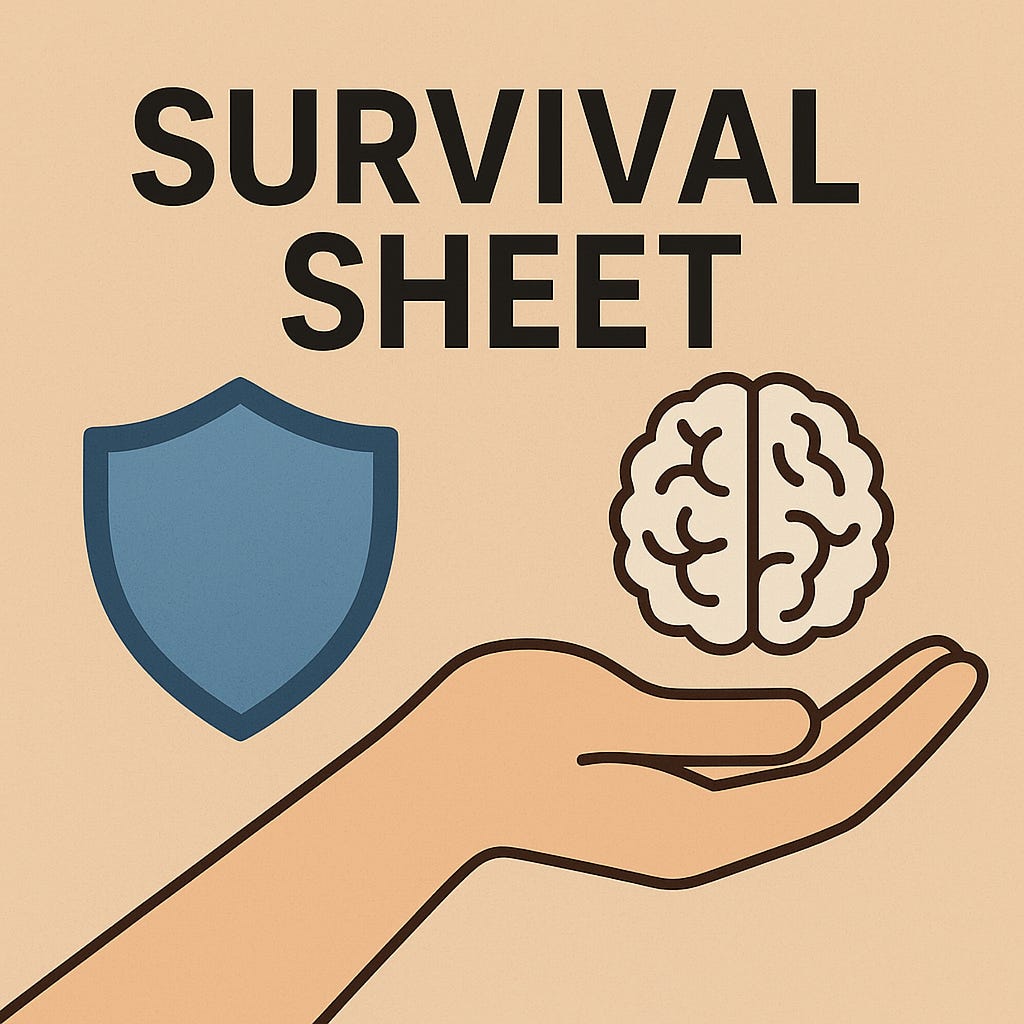 SURVIVAL SHEET. By Behar Terakaj | by Behar Terakaj | Medium