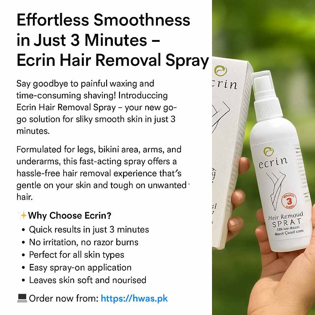 Why Ecrin Hair Removal Spray is Revolutionizing At-Home Hair Removal in ...