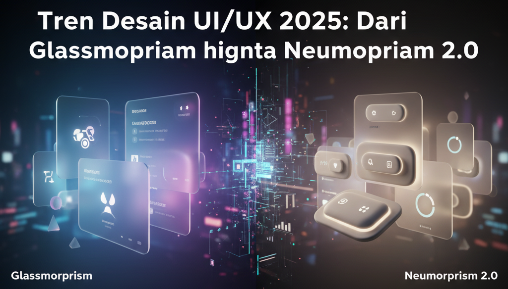 Tren Desain UI/UX 2025: Dari Glassmorphism hingga Neumorphism 2.0 | by Anjas Rani | Medium
