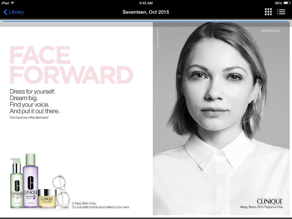 Face Forward. Clinique’s advertisements clearly show… | by Lauren ...