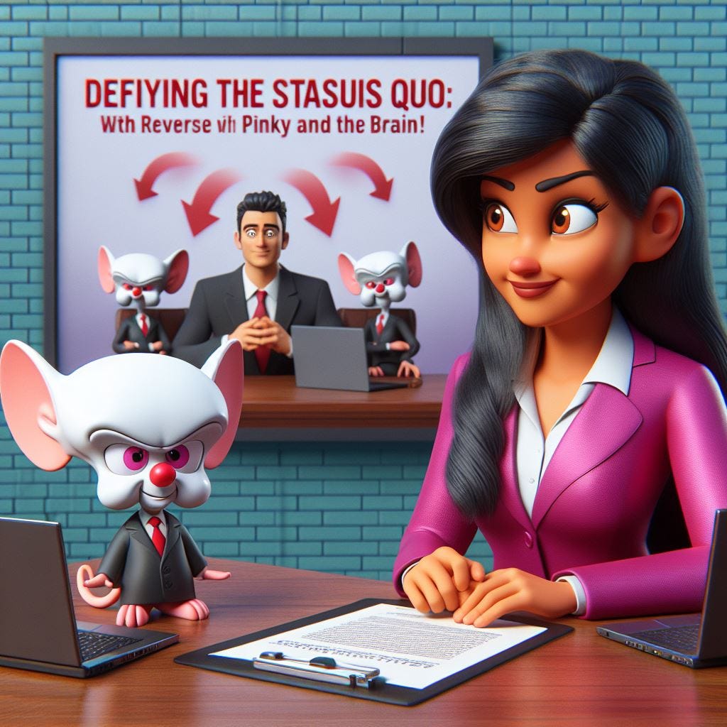 Desafiando el Status Quo: Entrevistas al Revés con Pinky y Cerebro! **🐭 ...