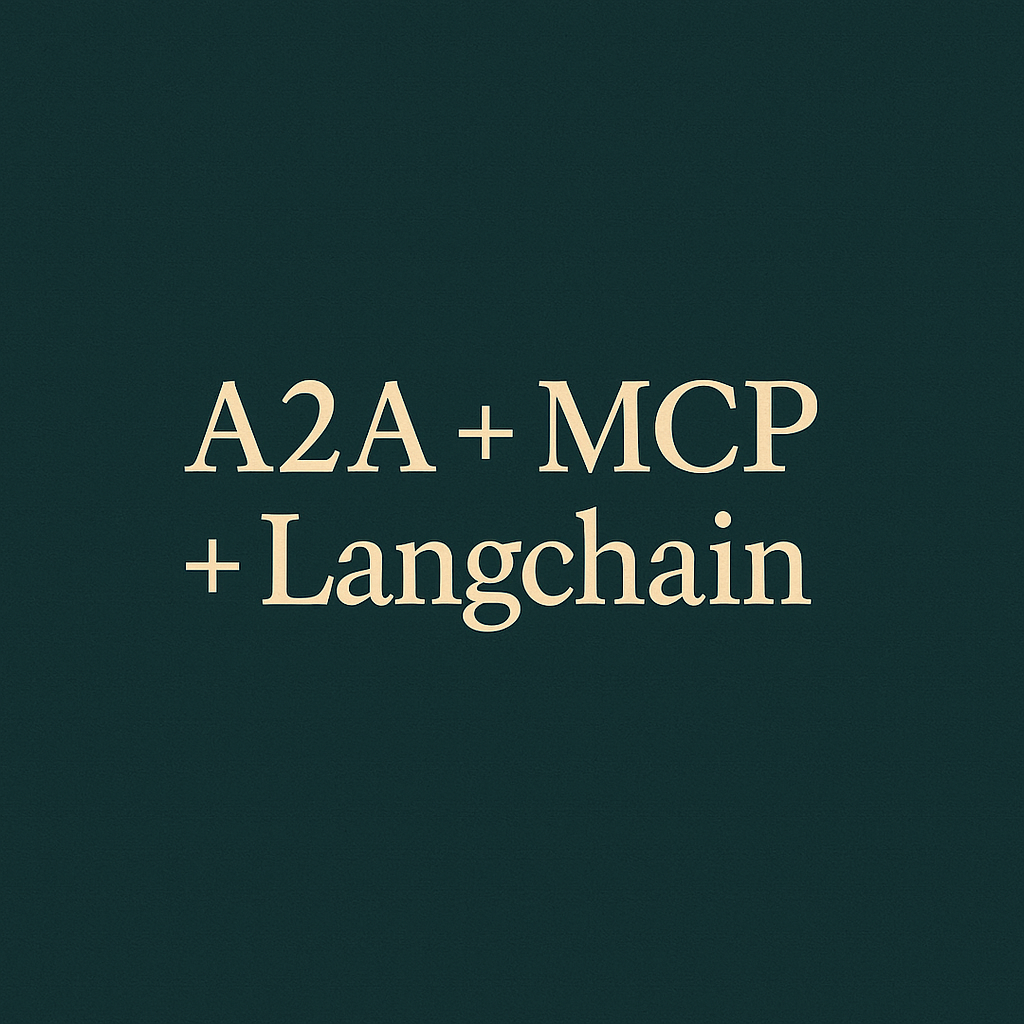 A2A + MCP + LangChain = Powerful Multi-Agent Chatbot | by Mirza Samad | Artificial Intelligence ...