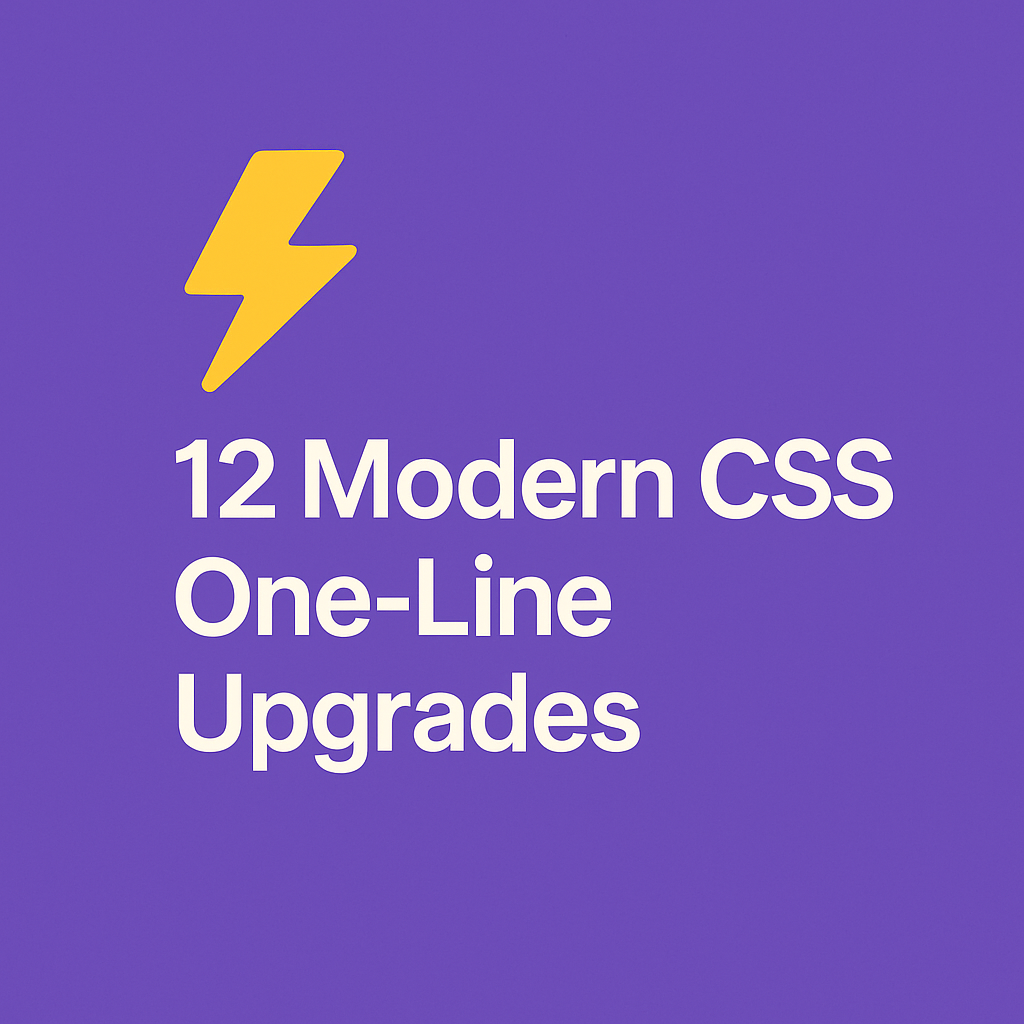 12 Modern CSS One-Line Upgrades 💅 | by Er Raj Aryan | Medium