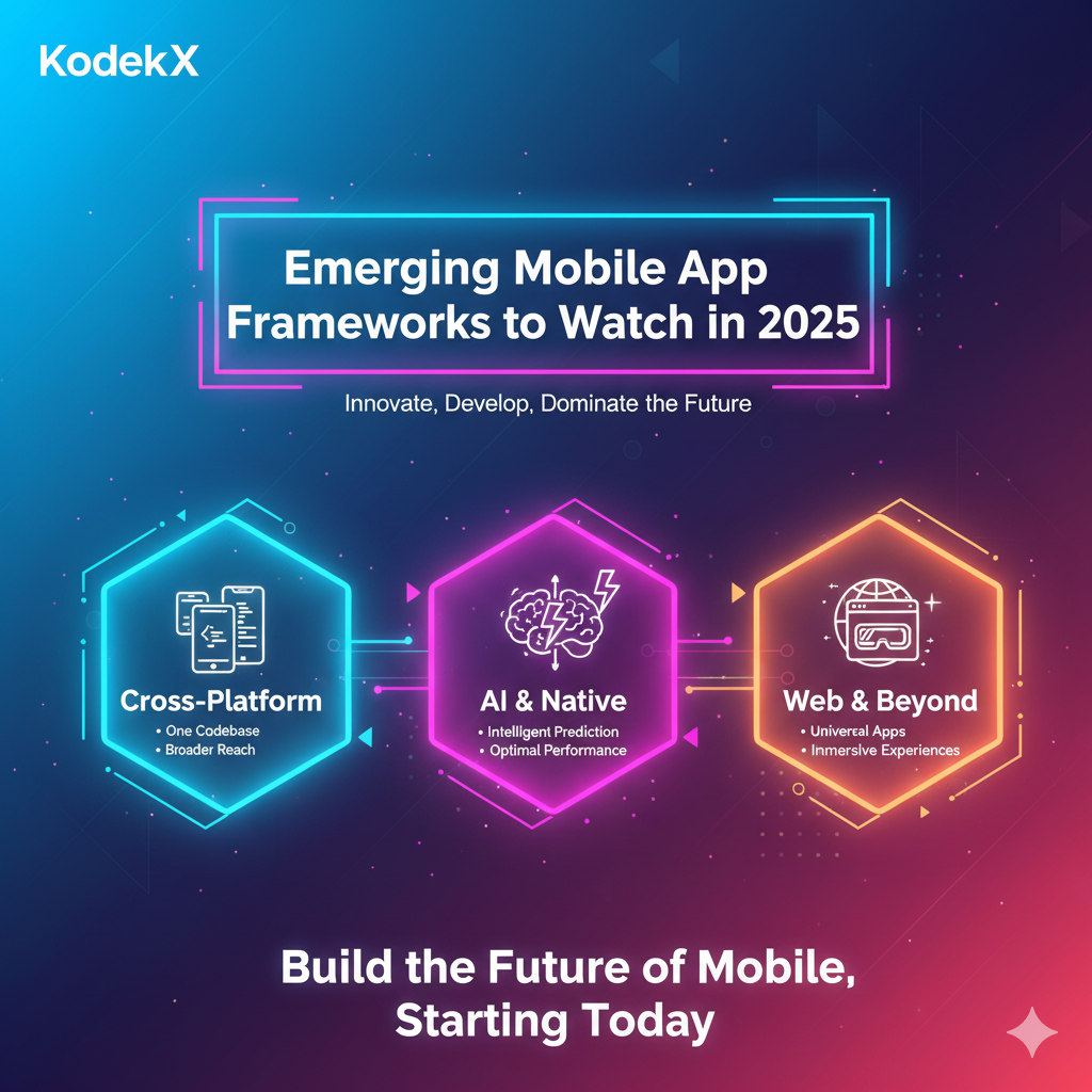 Emerging Mobile App Frameworks to Watch in 2025 | KodekX | Medium