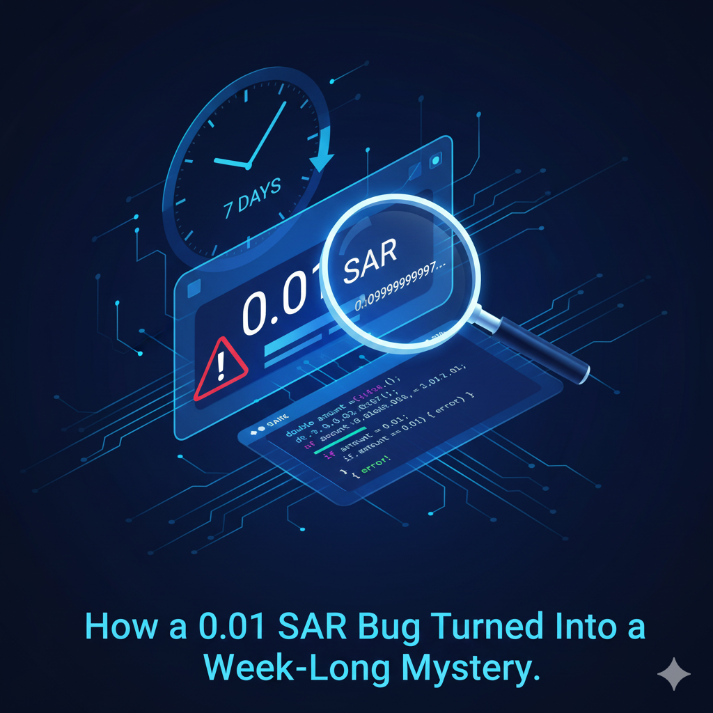 How a 0.01 SAR Bug Turned Into a Week-Long Mystery — And What It Taught ...