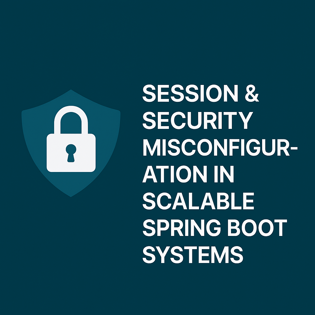 🛡️ Session & Security Misconfiguration in Scalable Spring Boot Systems ...