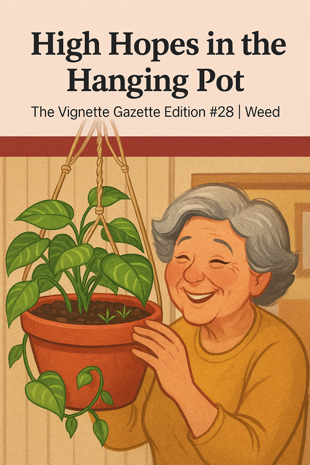 High Hopes in the Hanging Pot. The Vignette Gazette Edition #28 | Weed ...