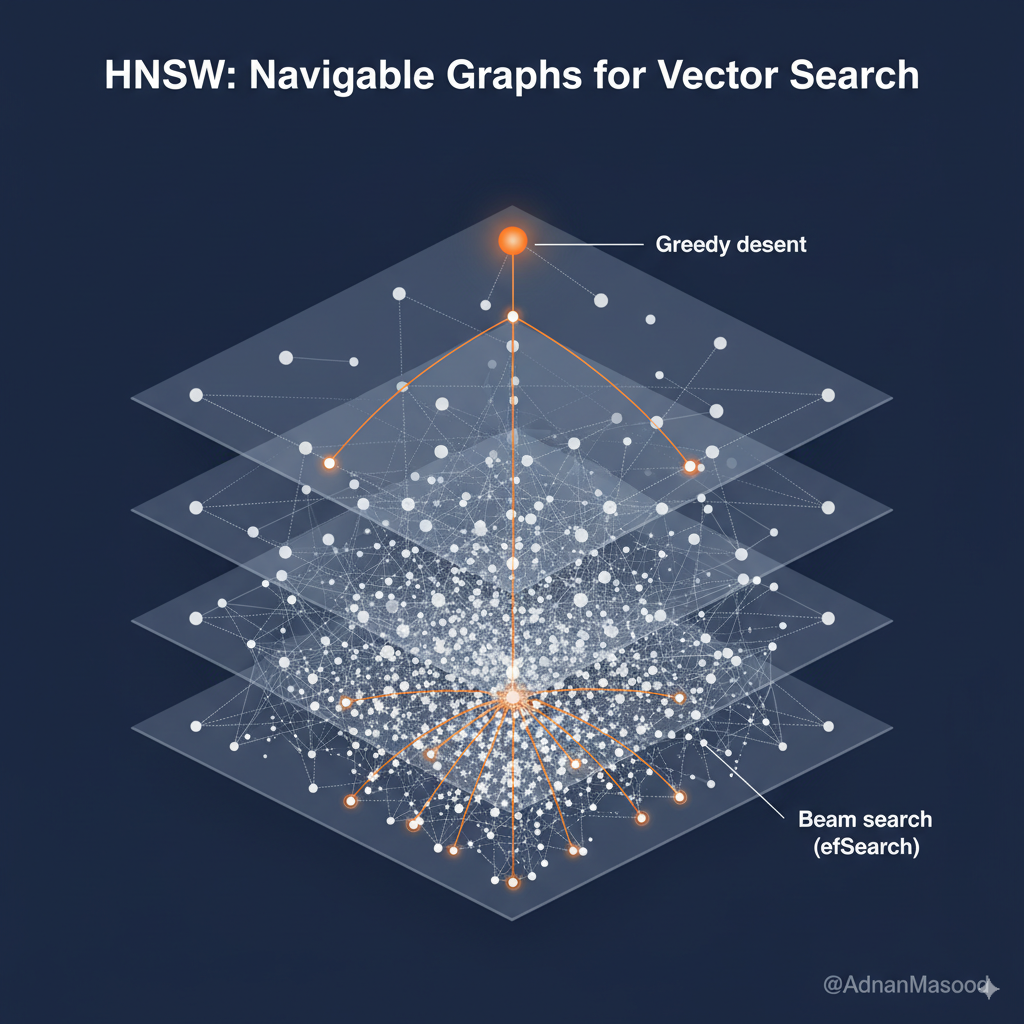 The Shortcut Through Space — Hierarchical Navigable Small Worlds (HNSW) in Vector Search — Part ...