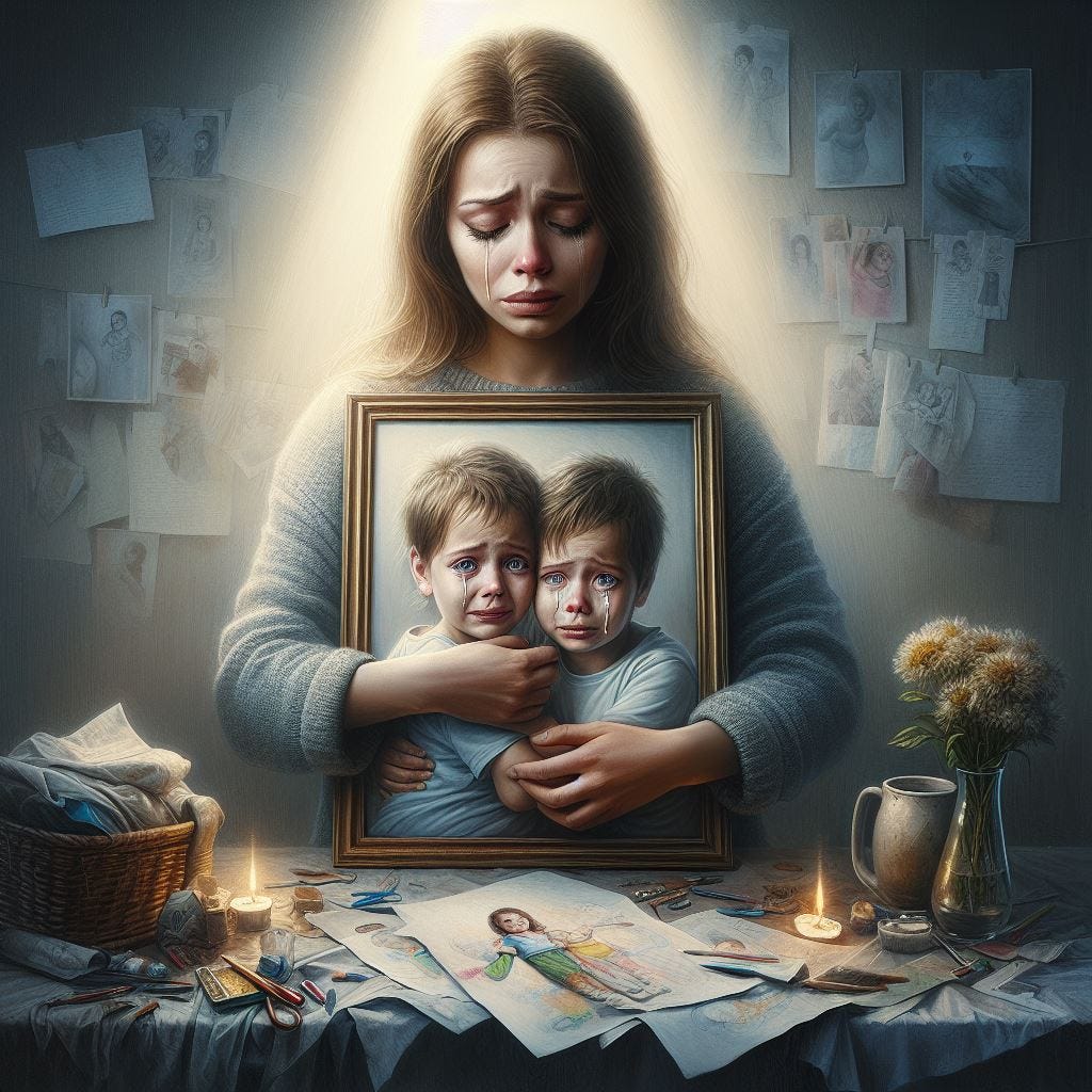 A Mother’s Grief. No one can heal | by Talatwrites | Medium