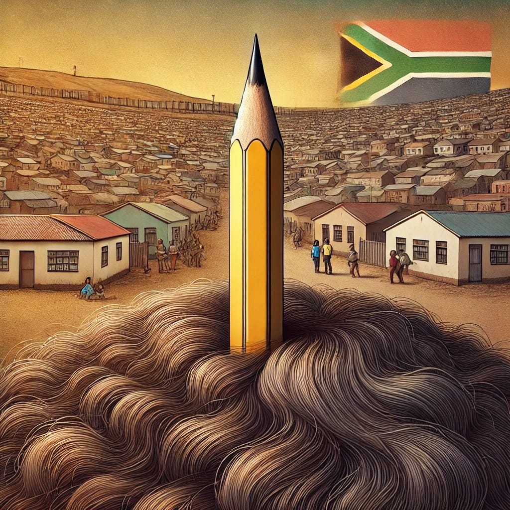 The Infamous Pencil Test. Tales from Eldorado Park | by Elvis Beck | Medium