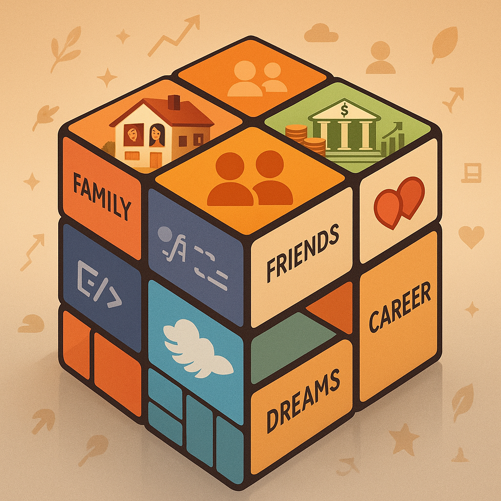 Life as a Rubik’s Cube. A Rubik’s Cube has six sides, just like… | by ...