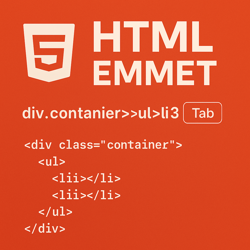 Emmet for HTML | How to Write Code 10x Faster | by Dimuthu Pinsara ...