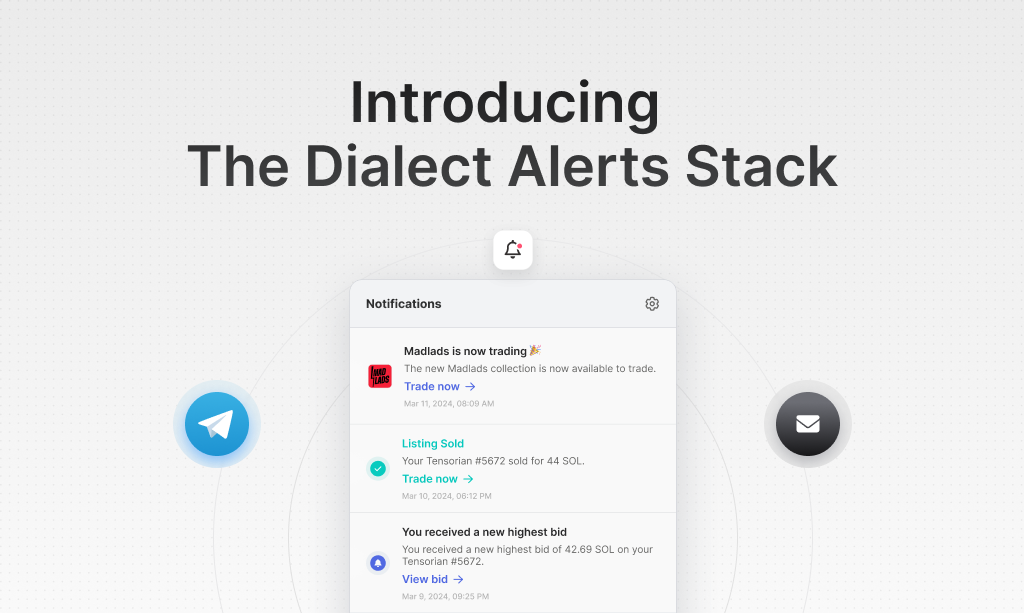 Introducing the Alerts Stack. Today, we are launching a major new… | by Dialect Labs | Dialect ...