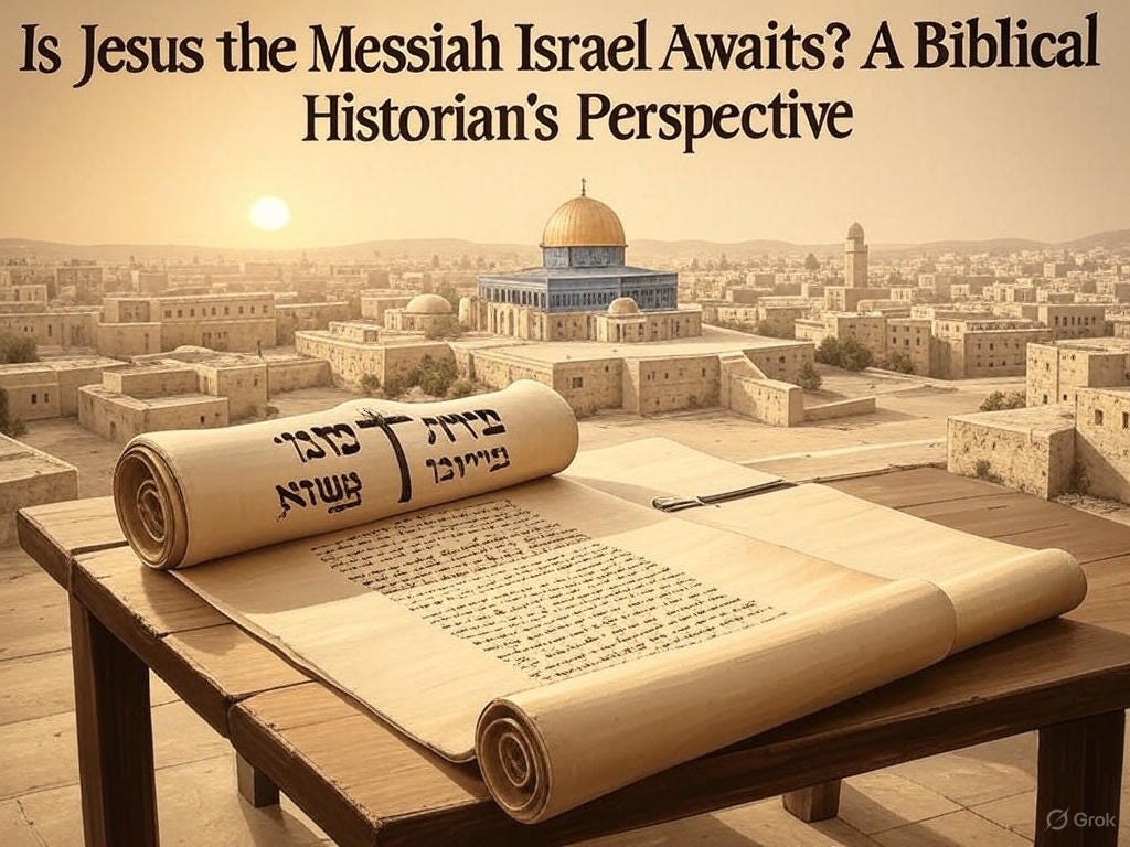 The Messiah Revealed: A Biblical Historian’s Plea to Israel | by The ...
