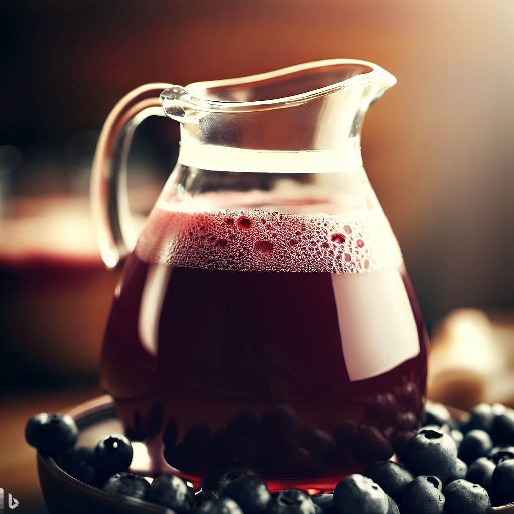 I Drank Blueberry Juice. So juice it up to the energy cups… | by Ahmed ...