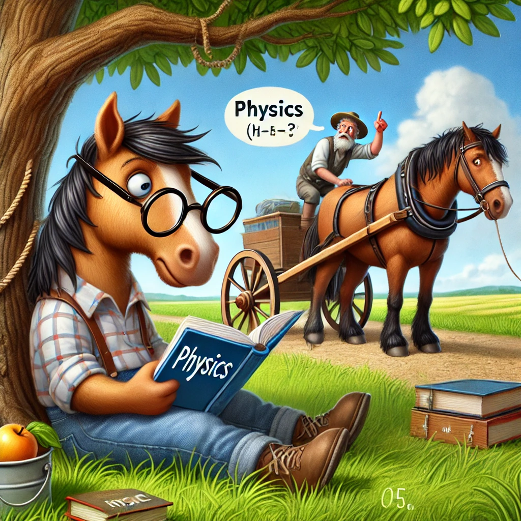 Newton’s Horse Learns Physics… And Quits Its Job! | by Avinash Kumar Singh, Ph.D. | Puzzle ...