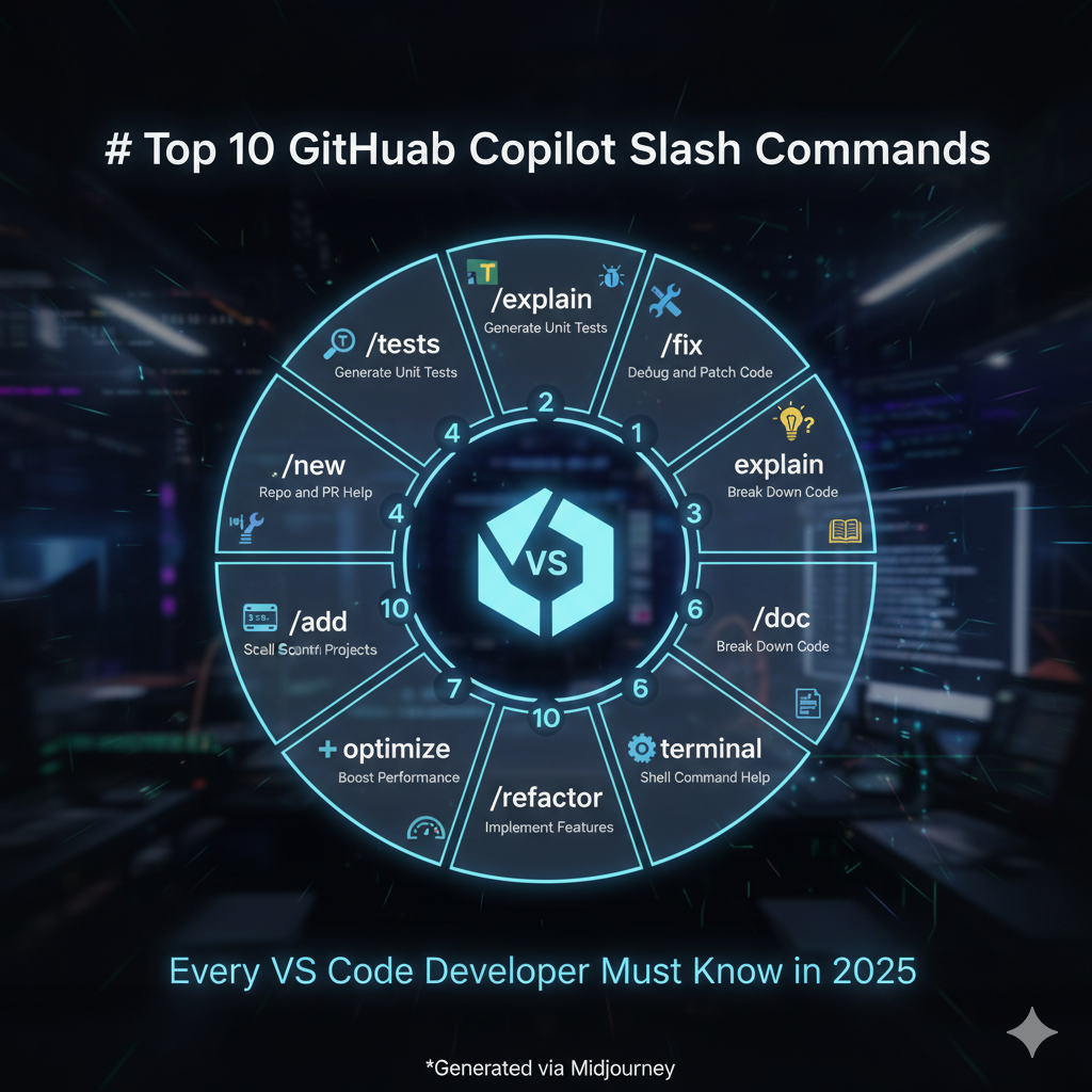 Top 10 GitHub Copilot Slash Commands Every VS Code Developer Must Know in 2025 | by Shrinivass ...