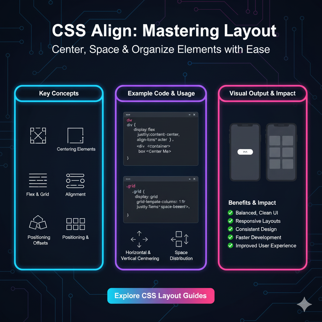 CSS Align Made Simple: A No-Stress Guide to Centering & Layout (2025 ...