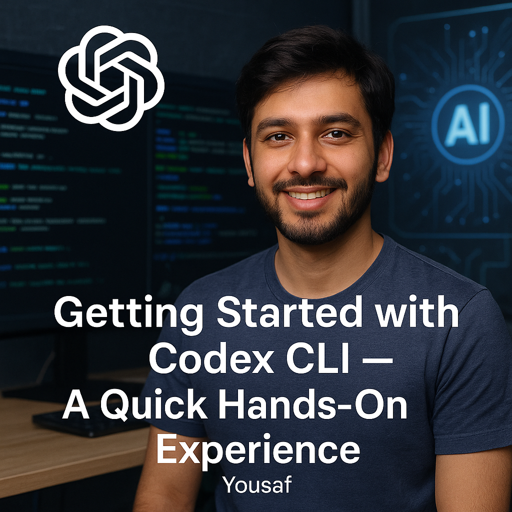⚡ Getting Started with Codex CLI — A Quick Hands-On Experience | by Yousaf K H | Nov, 2025 | Medium