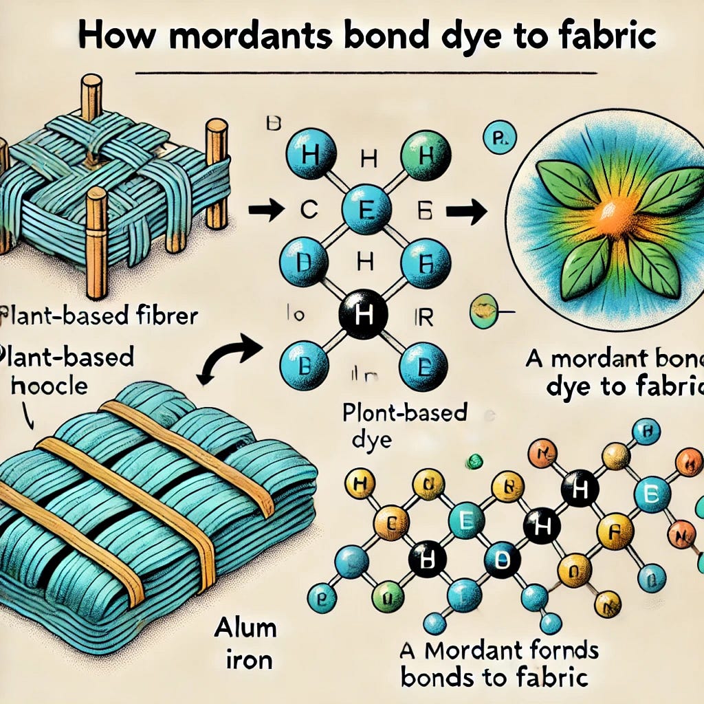 🌿 Mordants in Natural Dyeing: The Invisible Bridge Between Plants and ...