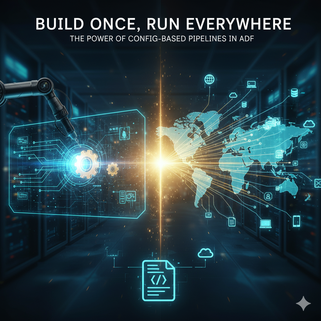Config-Based Pipelines in ADF: Build Once, Run Anywhere | CodeToDeploy