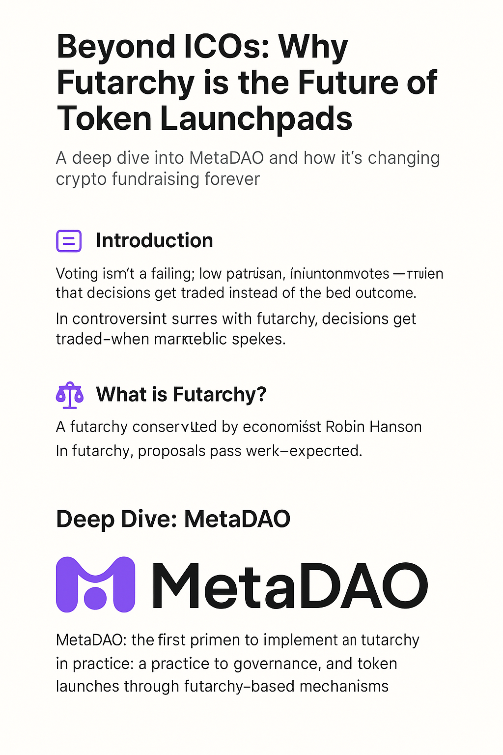 A deep dive into MetaDAO and how it’s changing crypto fundraising ...