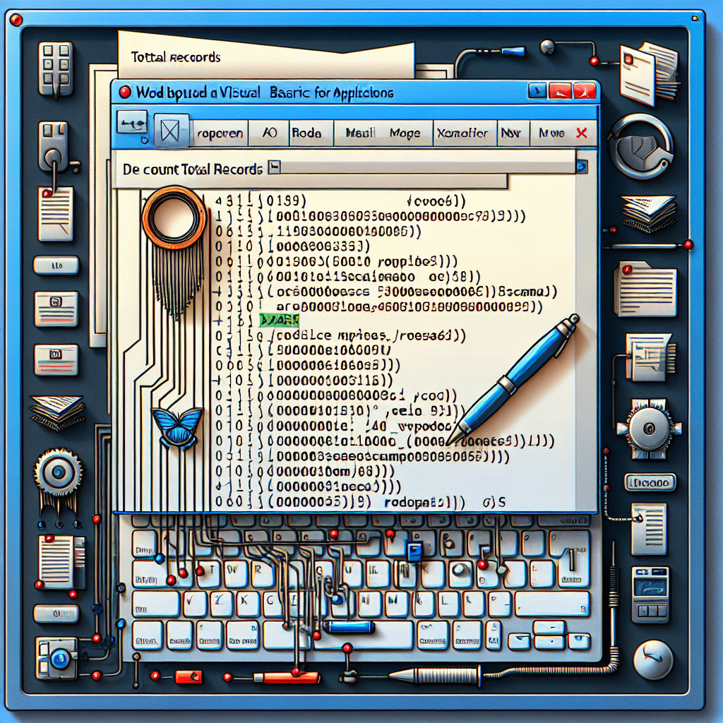 Retrieve Total Records in a Word Mail Merge Using VBA | by Denis Bélanger 💎⚡ | Medium