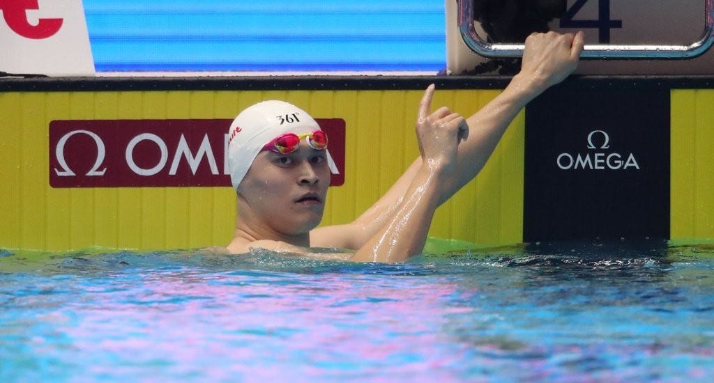 ‘Doping violation’ Sun Yang “never retired” but will compete in Paris ...