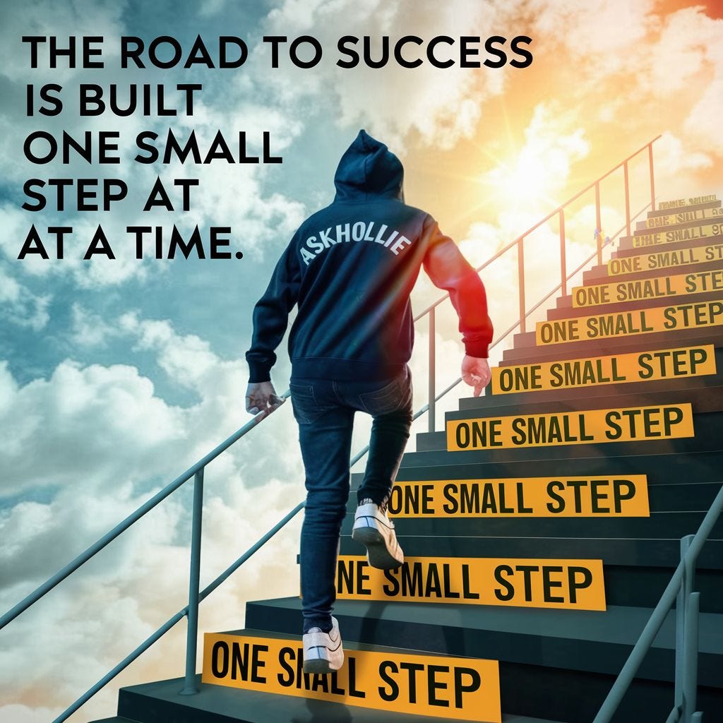 The Road to Success is Built One Small Step at a Time | by Shailesh ...