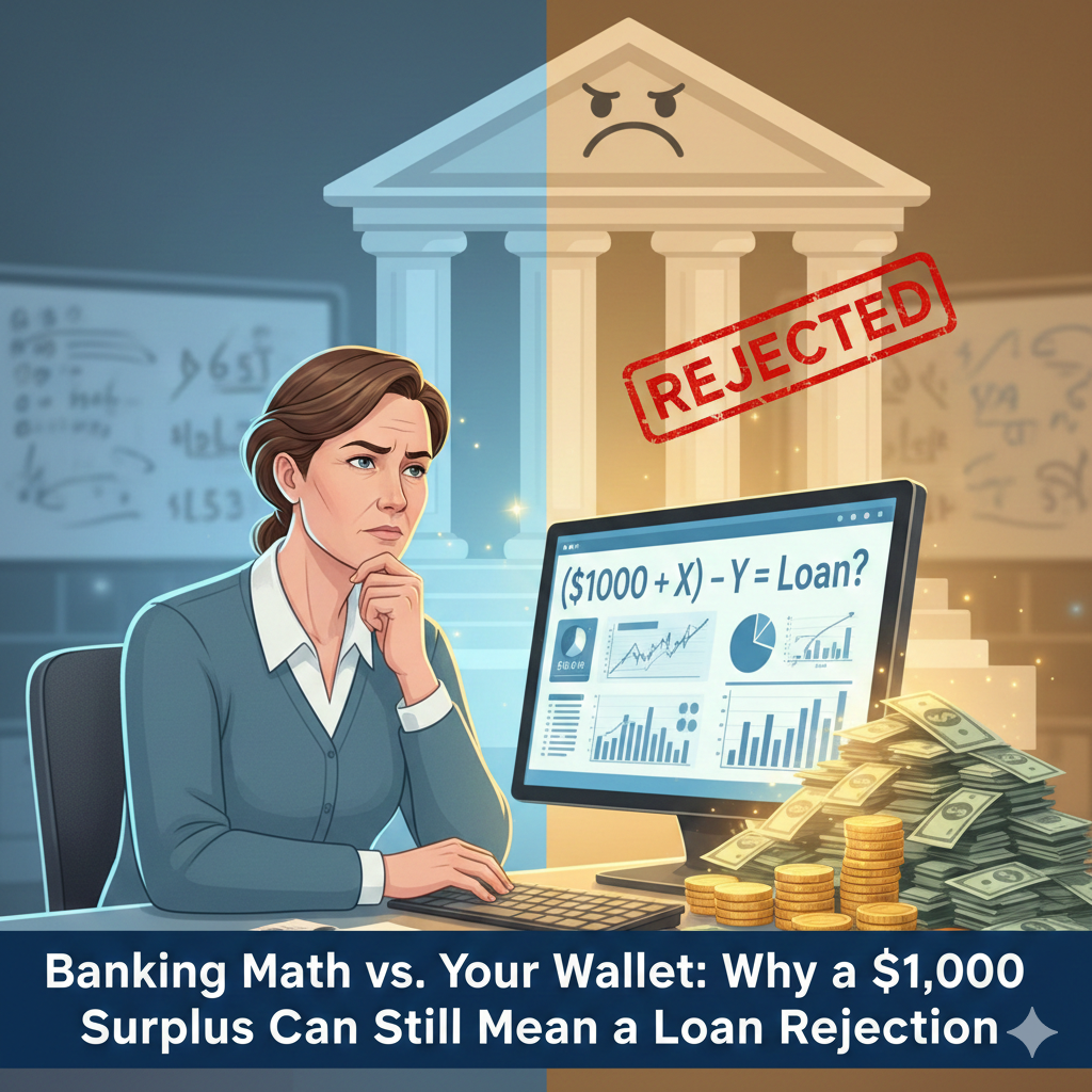 Banking Math vs Wallet: $1K Surplus | Activated Thinker
