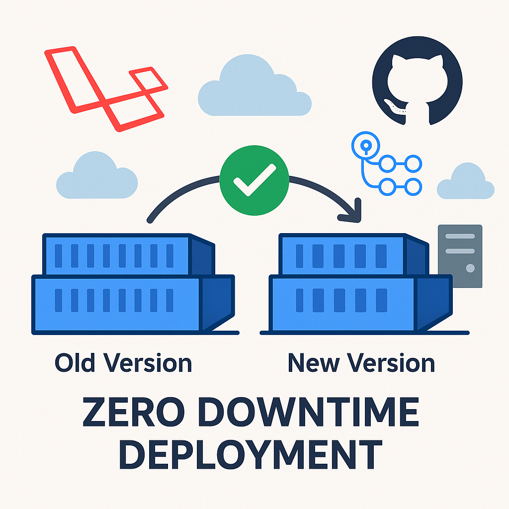 Zero Downtime Deployment for Laravel with GitHub Actions | by Dominik | DevOps.dev