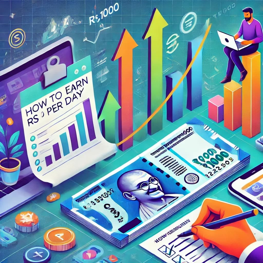 How to earn Rs 1,000 per day?. Step by step instructions to Procure Rs ...
