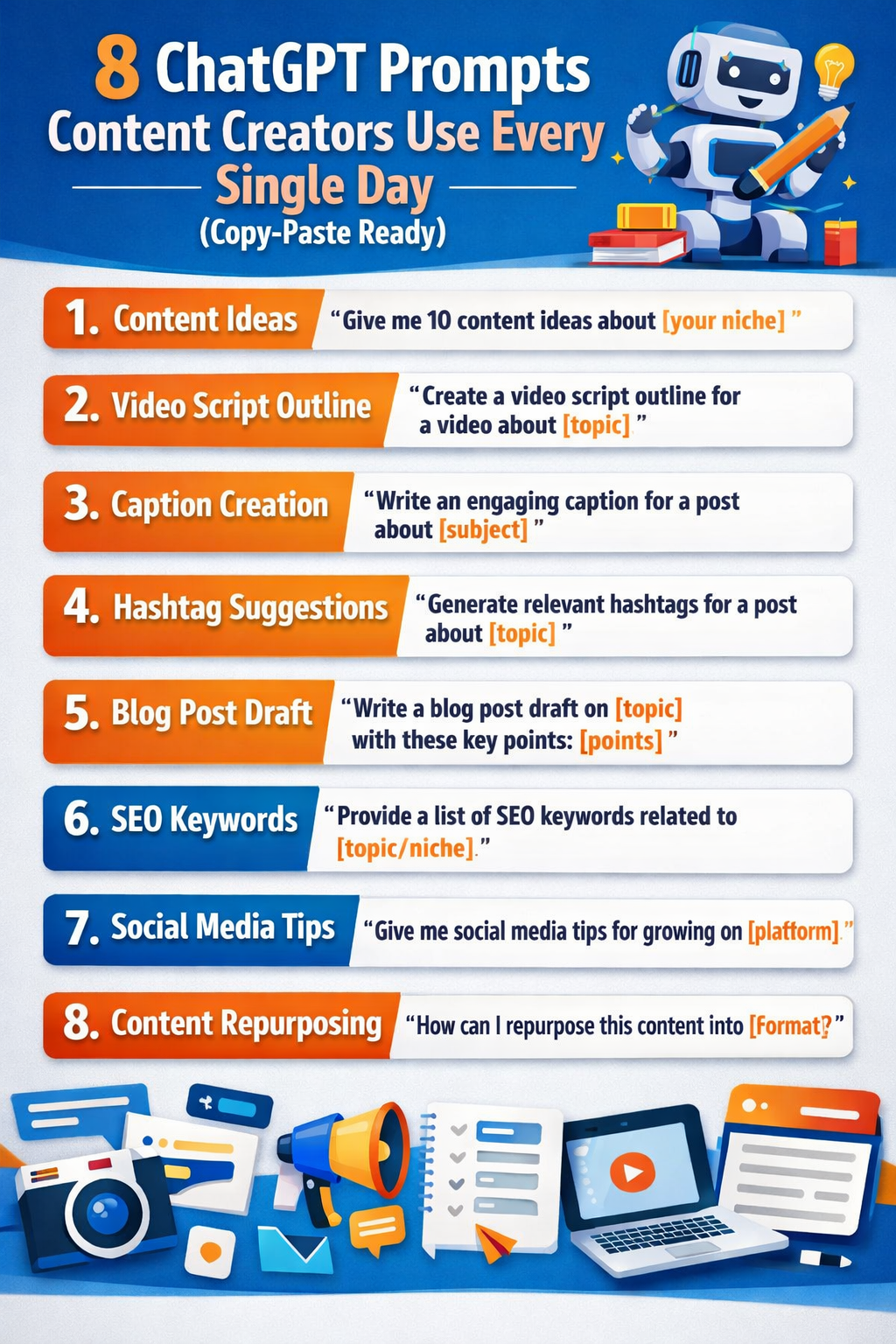8 Proven ChatGPT Prompts Top Content Creators Use Daily (Copy-Paste ...