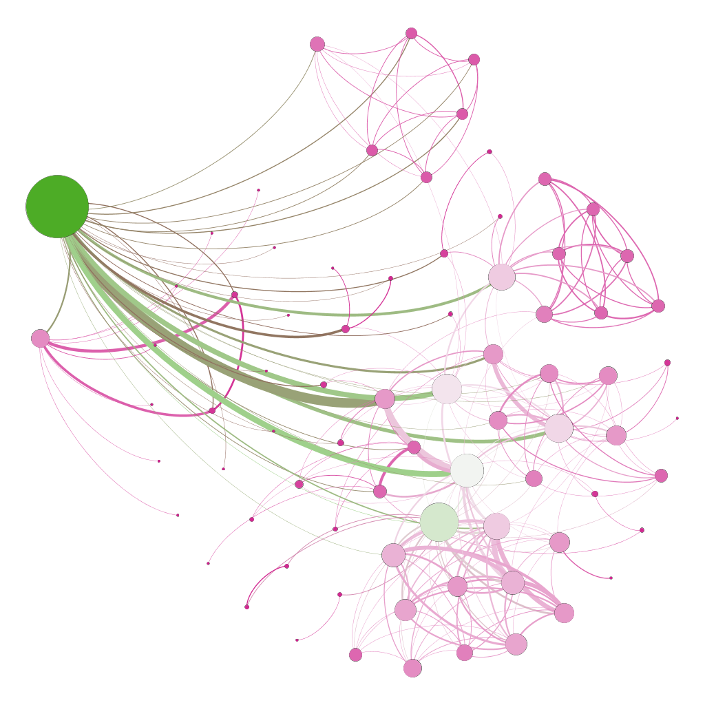 A Glimpse of My Facebook Network. As a result of the fake news scandal… | by Abigail Chen ...