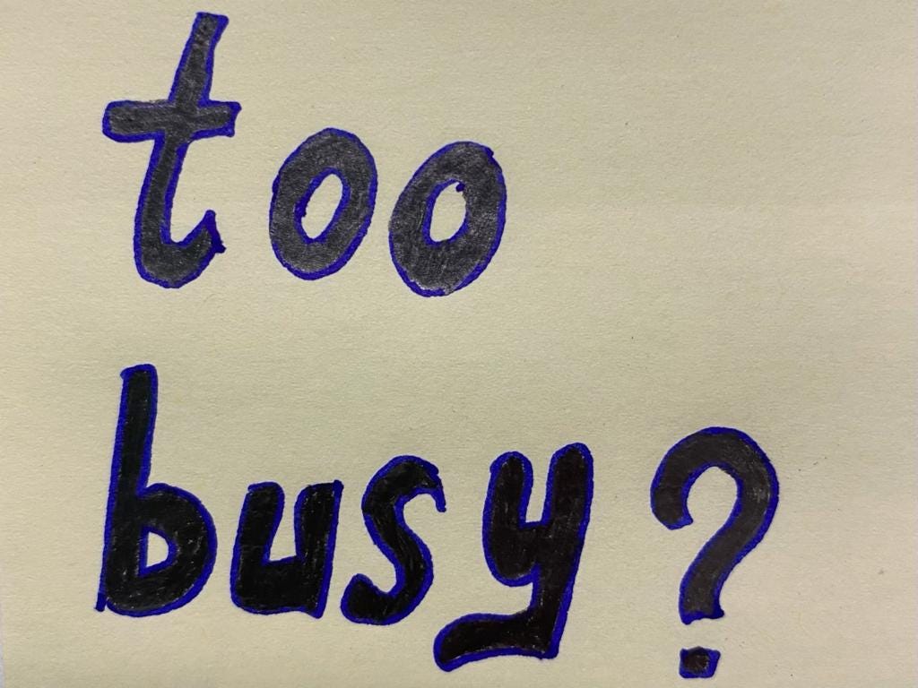 How can we stay energetic and productive when we’re so busy in our ...