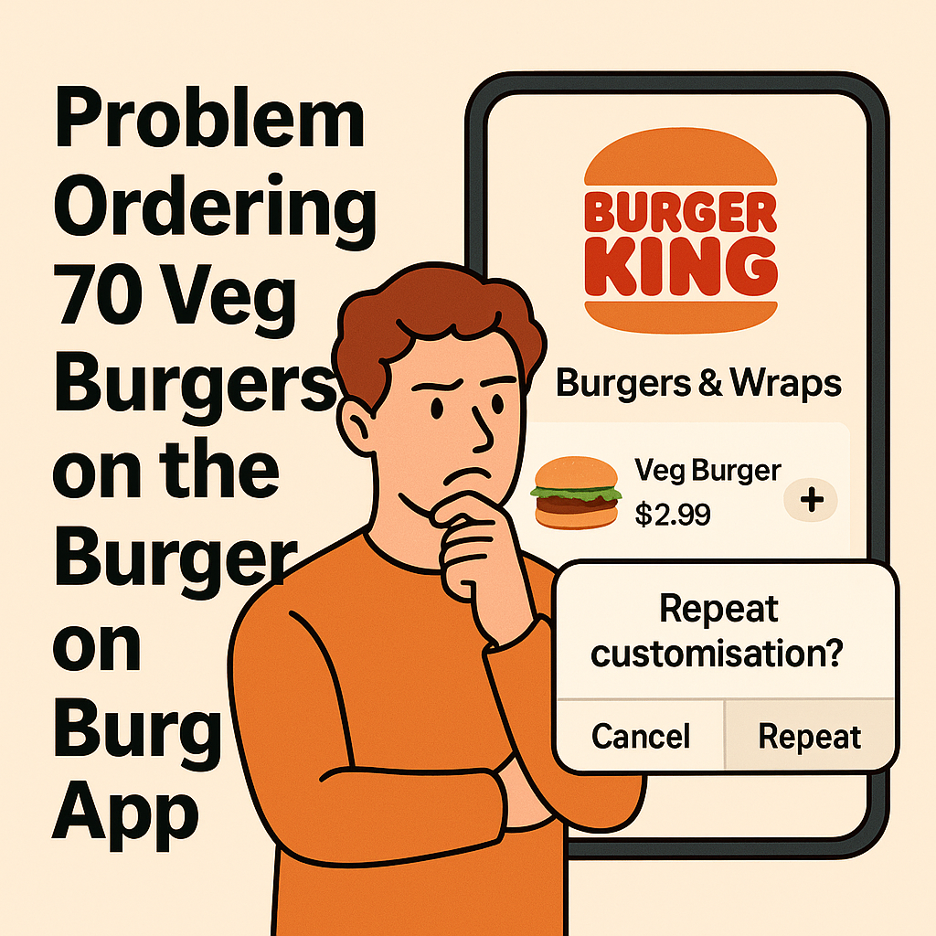 When Ordering 70 Burgers Turned into a UX Challenge: My Burger King App ...
